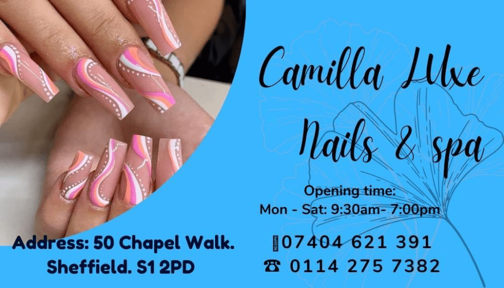 Experience Luxury Nail Care at Camilla Luxe Nails & Spa Sheffield